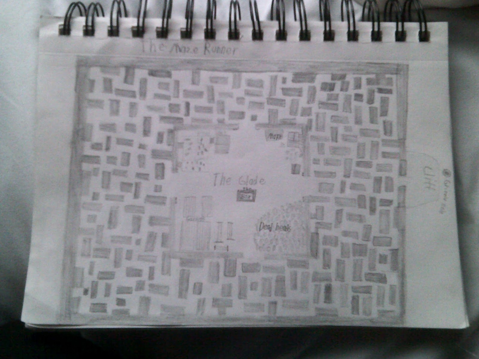 The Maze Runner The Glade Drawing