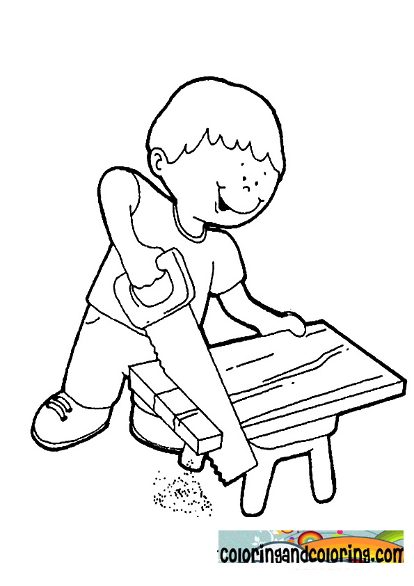 Joseph The Carpenter Coloring Page Coloring Pages
