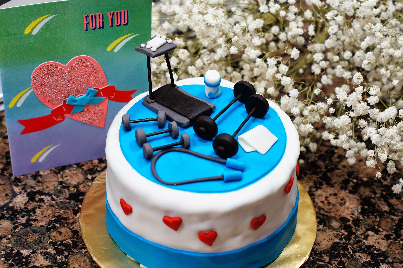 ஜ۩۞۩ஜ Vanessa の 温馨厨房 ஜ۩۞۩ஜ : Fitness Fondant Cake