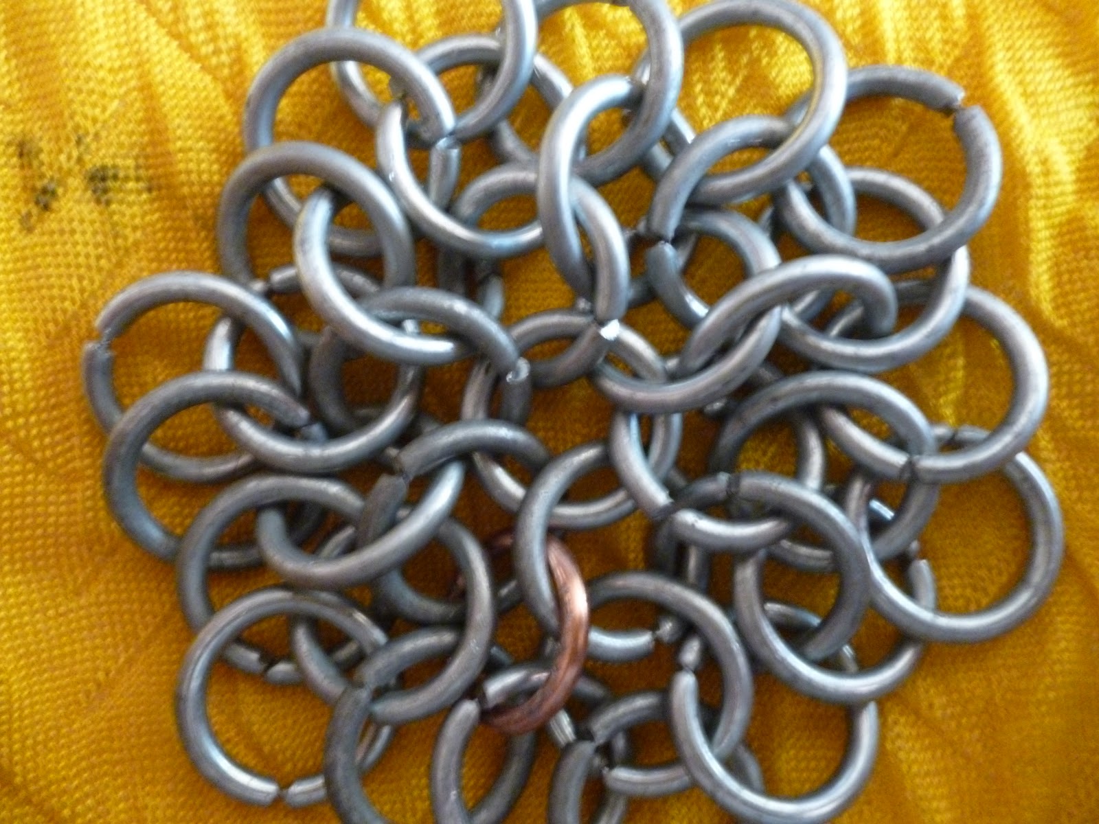 Buskador's LARP: On armour - chainmail coif - making the top or cap of ...