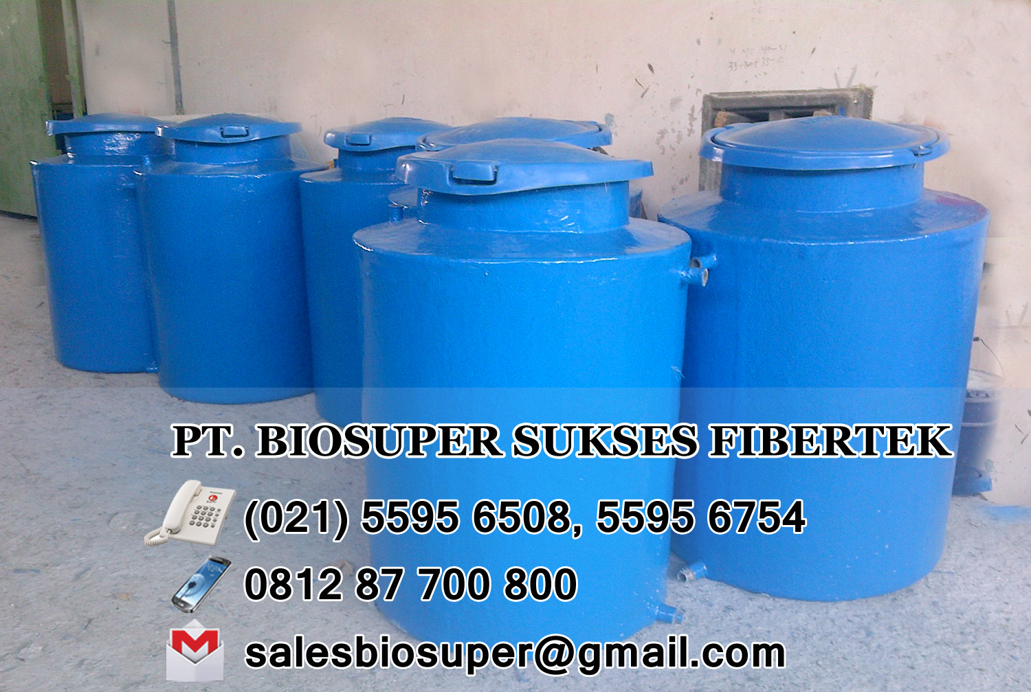 Septic Tank Biologycal Biofilter BioSuper: Tangki Fiberglass BioSuper ...