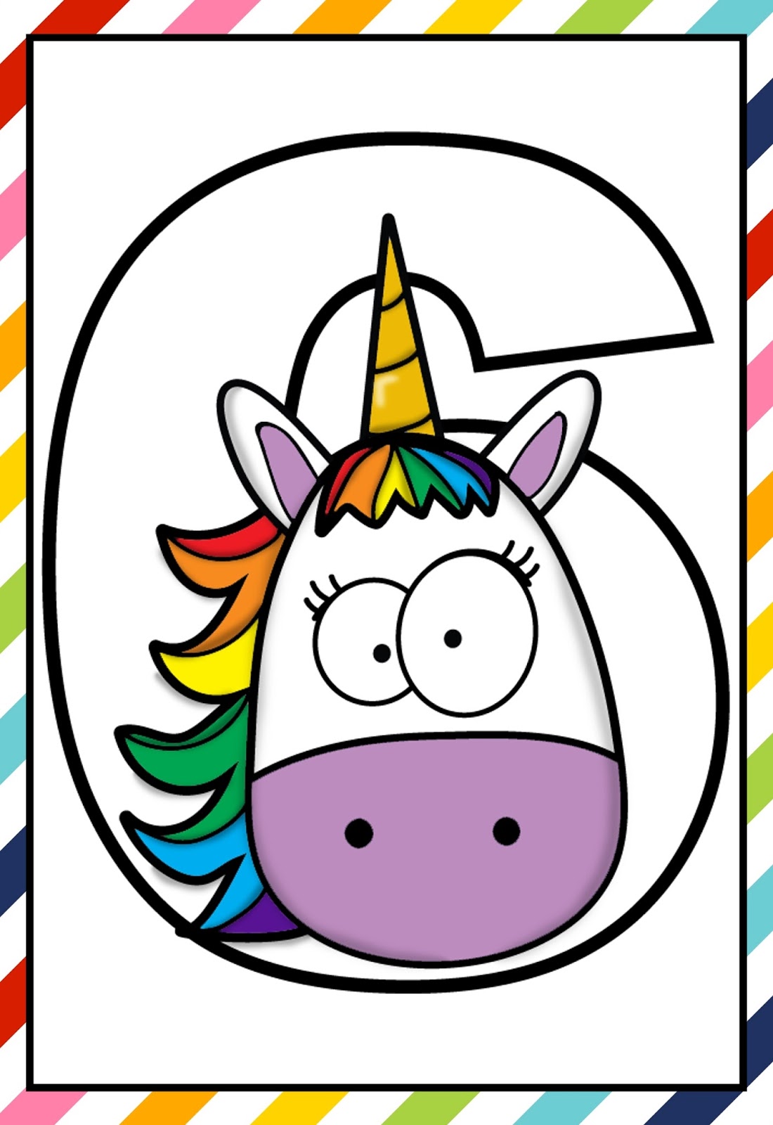 The Cozy Red Cottage: Free Unicorn Number Hunt