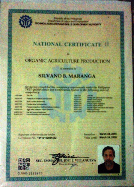 JOURNEY IN SHARING INTELLECTUAL PROPERTY: ORGANIC AGRICULTURE CERTIFICATES