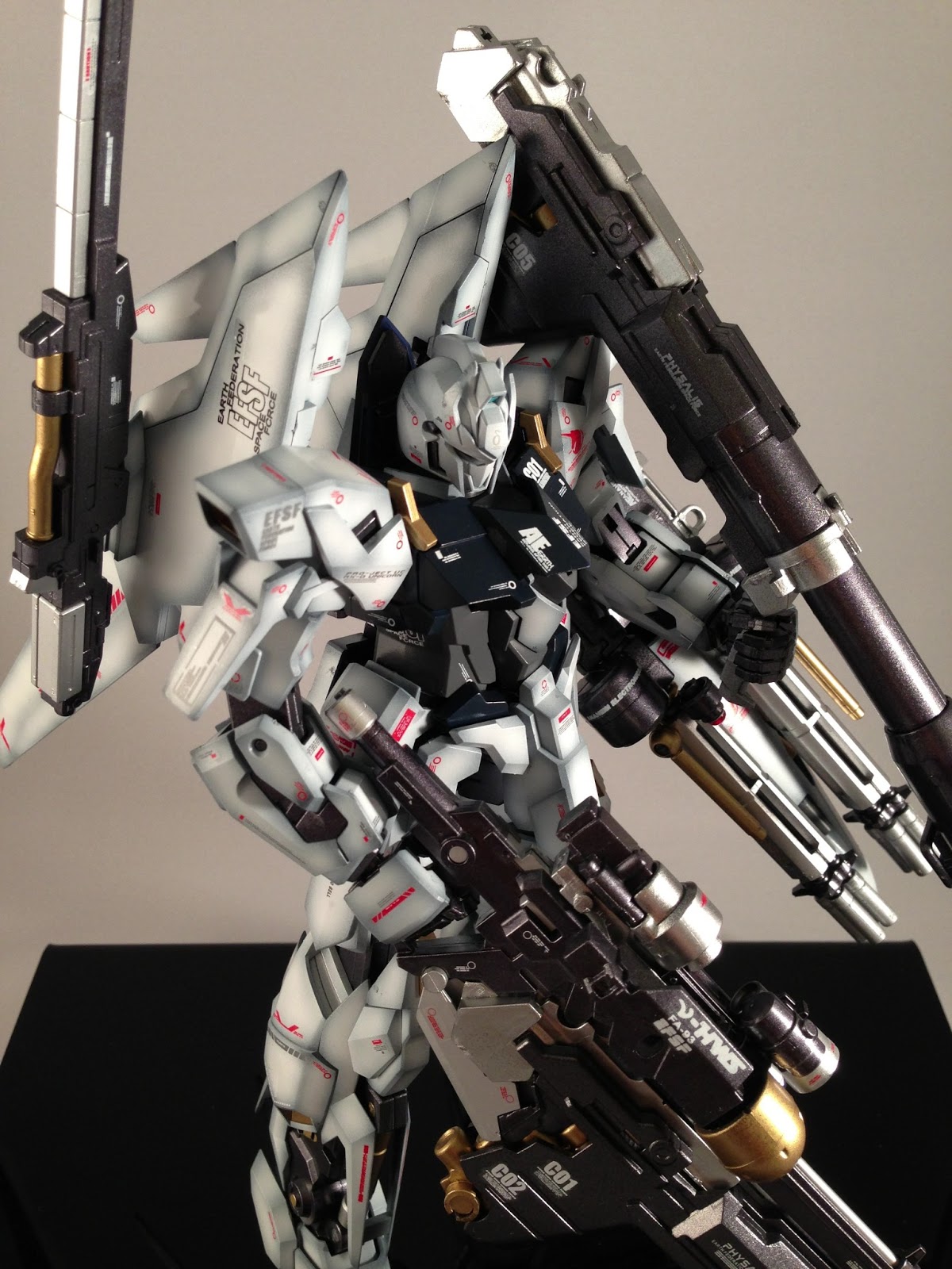 GUNDAM GUY: MG 1/100 MSN-001A1 Delta Plus - Heavy Artillery by Primarymhgb