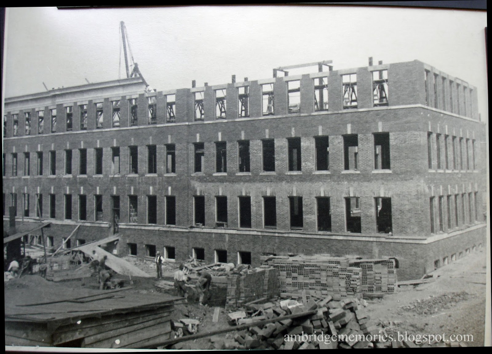 Ambridge Memories: American Bridge Office building, early design Ambridge Memories: American Bridge Office building, early design