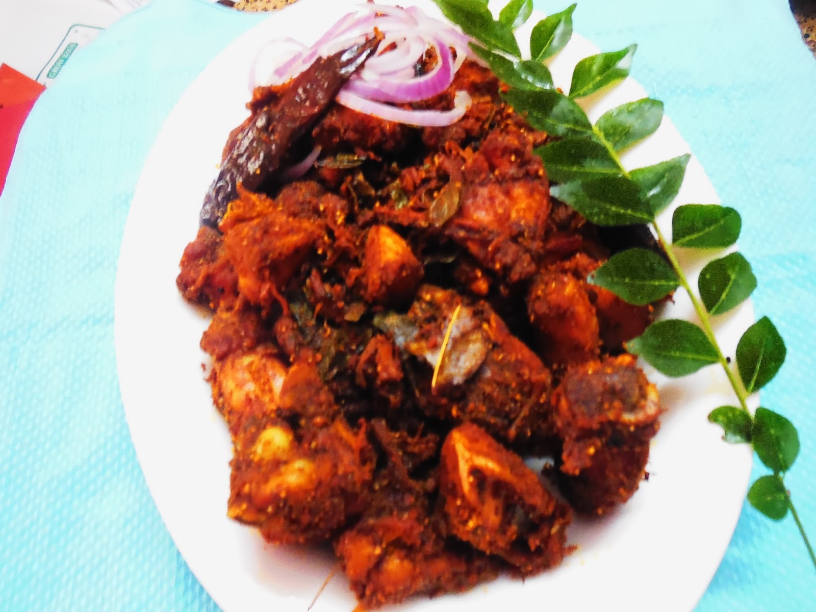 MY MAGIC RECIPES: NADAN KOZHI PERATTU / CHICKEN PERATTU