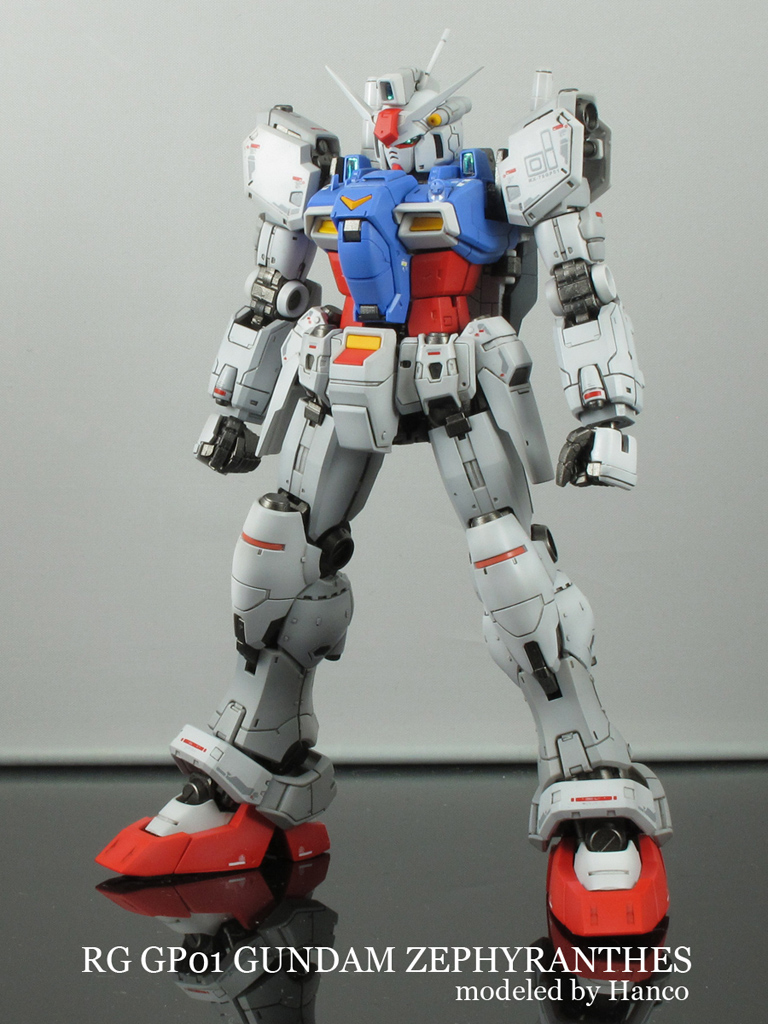 RG 1/144 GP01 GUNDAM ZEPHYRANTHES Painted Build - Gundam Kits ...