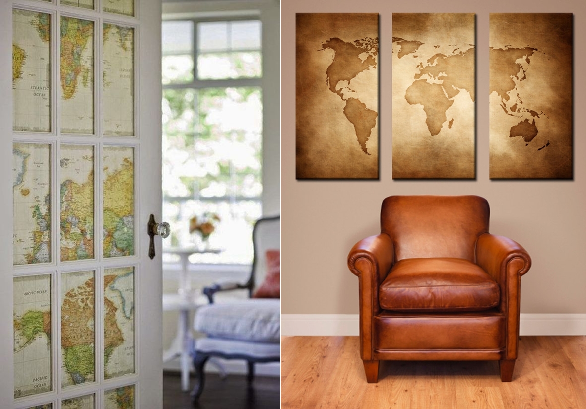 Gessica Morais | Uma Linda Promessa: Como decorar a casa com mapas