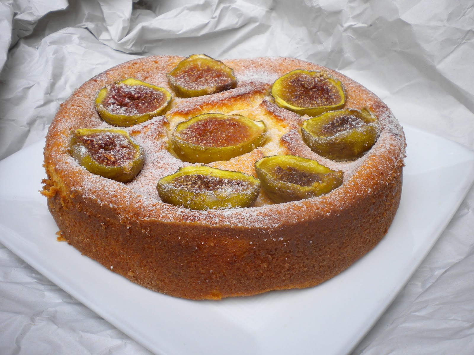 Canela moída: Bolo turco de figos frescos