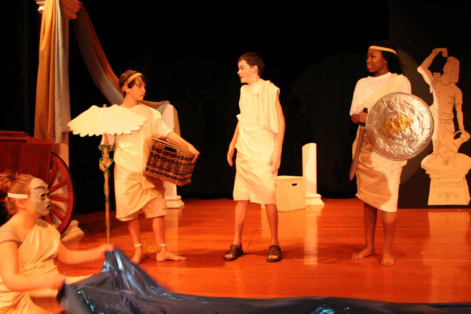 "Circus Olympus" ... Greek Theatre!: Perseus & Medusa Production Photos