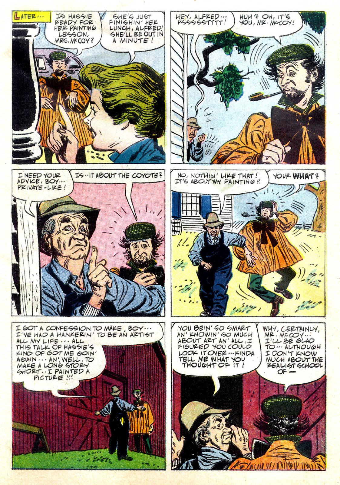 The ALEX TOTH archives: TOTH - FOUR COLOR COMICS 1134 Real McCoys ...