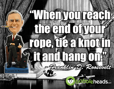 Bobblehead Blog: Bobblehead Quotes from Franklin Delano Roosevelt
