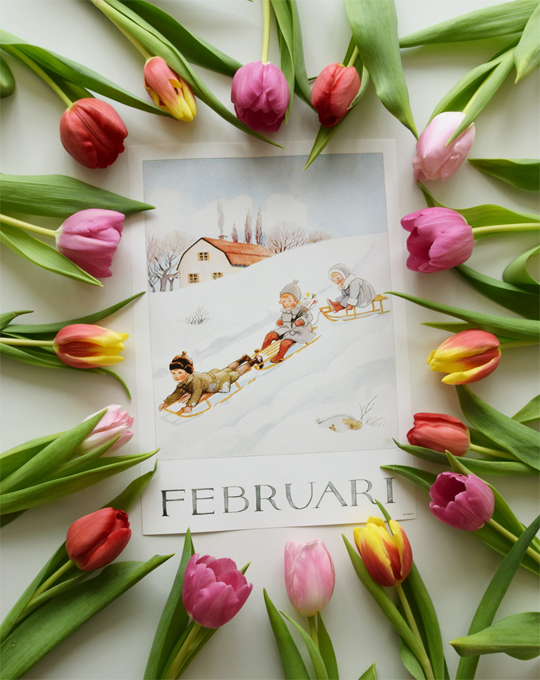 Var dags rum: Elsa Beskows underbart nostalgiska månadsbilder - här kan ...