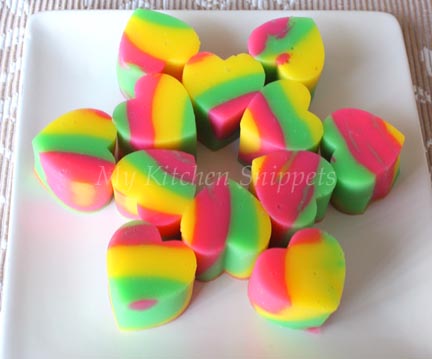 My Kitchen Snippets: Rainbow Pudding