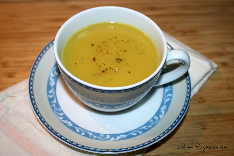 Doces Experiências: Creme de Batata-doce e Leite de Coco