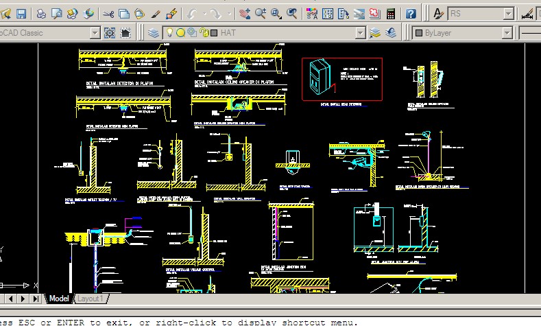 FIRE ALARM - Kumpulan Referensi Gambar Autocad Fire Alarm | PEKERJAAN ...