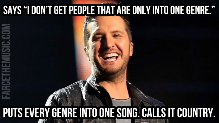 Farce the Music: Monday Morning Memes: FGL, Luke Bryan, Willie