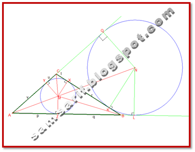 GeosamsEdu: Teorema Lingkaran Dalam dan Lingkaran Luar Segitiga