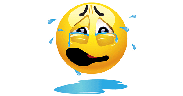 Sobbing Emoticon | Symbols & Emoticons