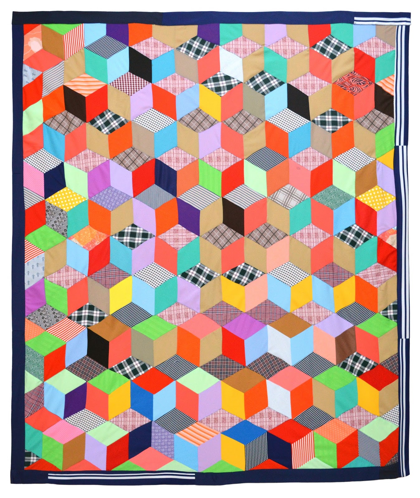 Wonkyworld: playful polyester patchwork
