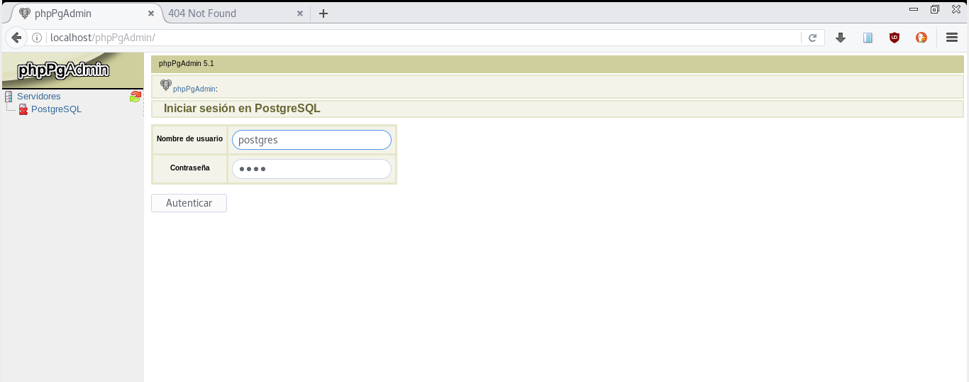 Configurar Phppgadmin Para Conectar Con Postgresql En Fedora 25 ~ Linuxitos
