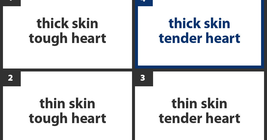 Being a good team leader: Don’t take offense.