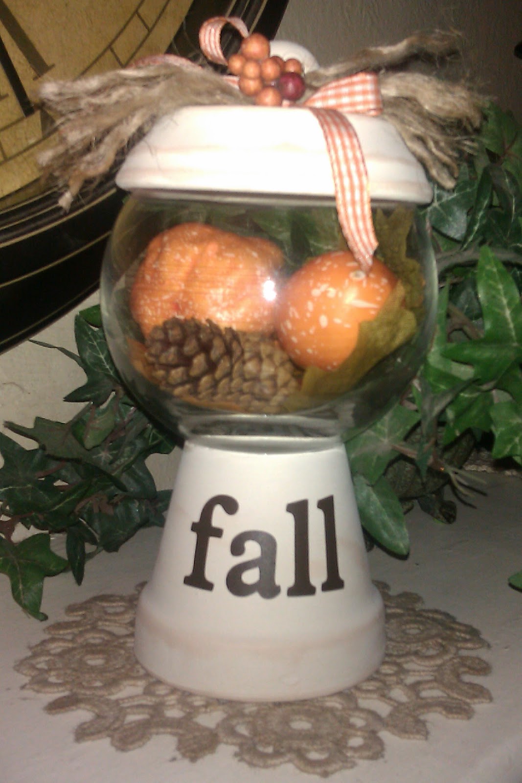 Jen's Happy Spot: Fall Painted "Candy" Holder