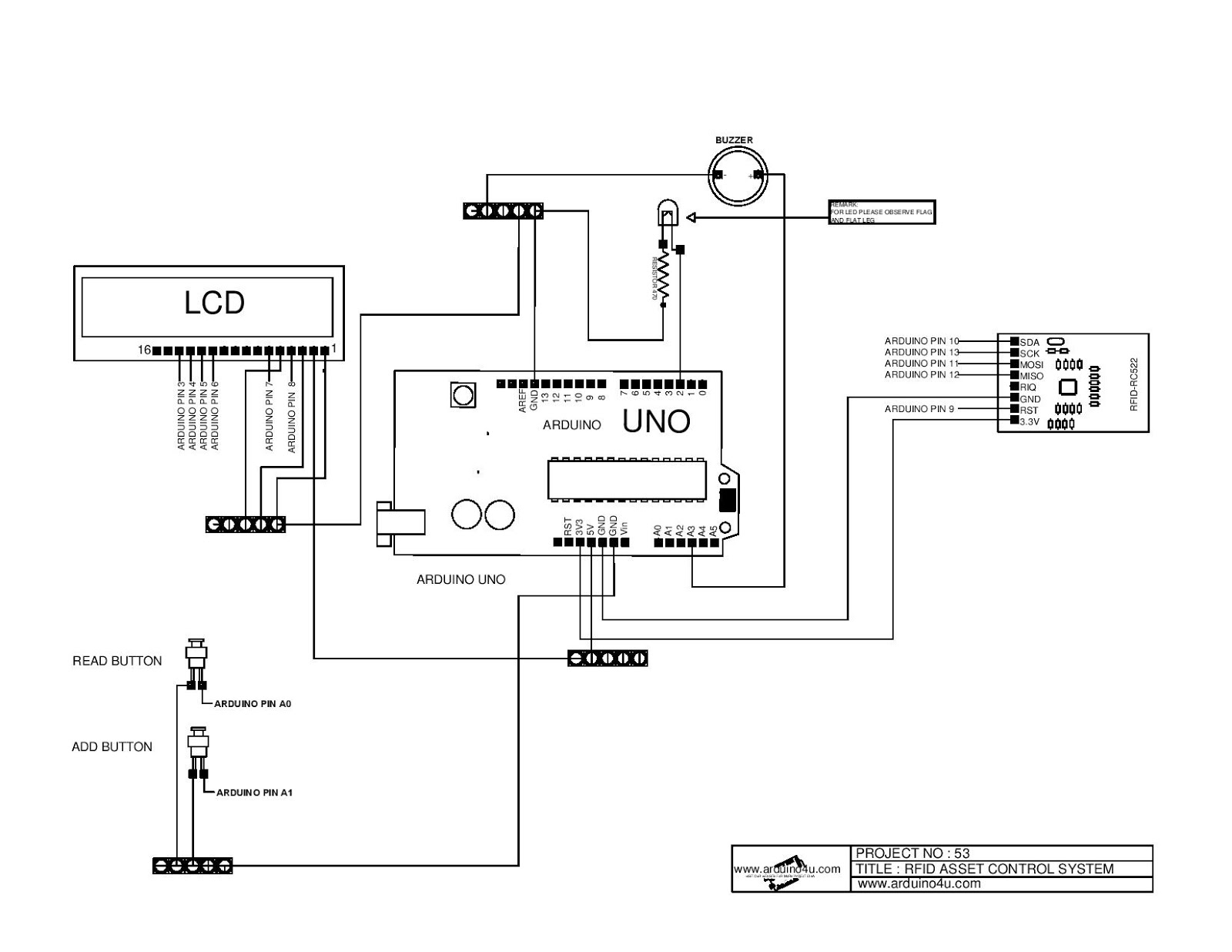 Projek Elektronik Arduino4u.com: 53.RFID asset management system.