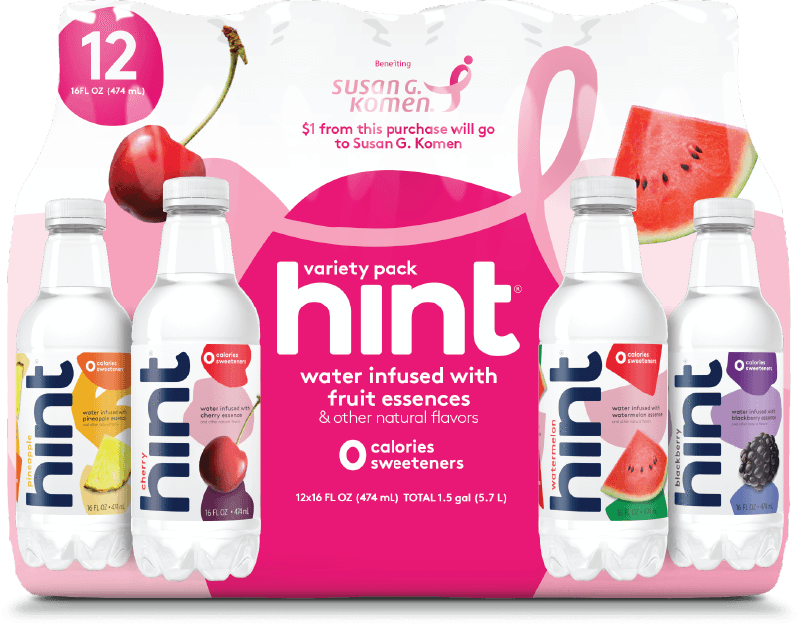 Hint Fruit Infused Water Pink Variety Pack Giveaway {Breast Cancer ...