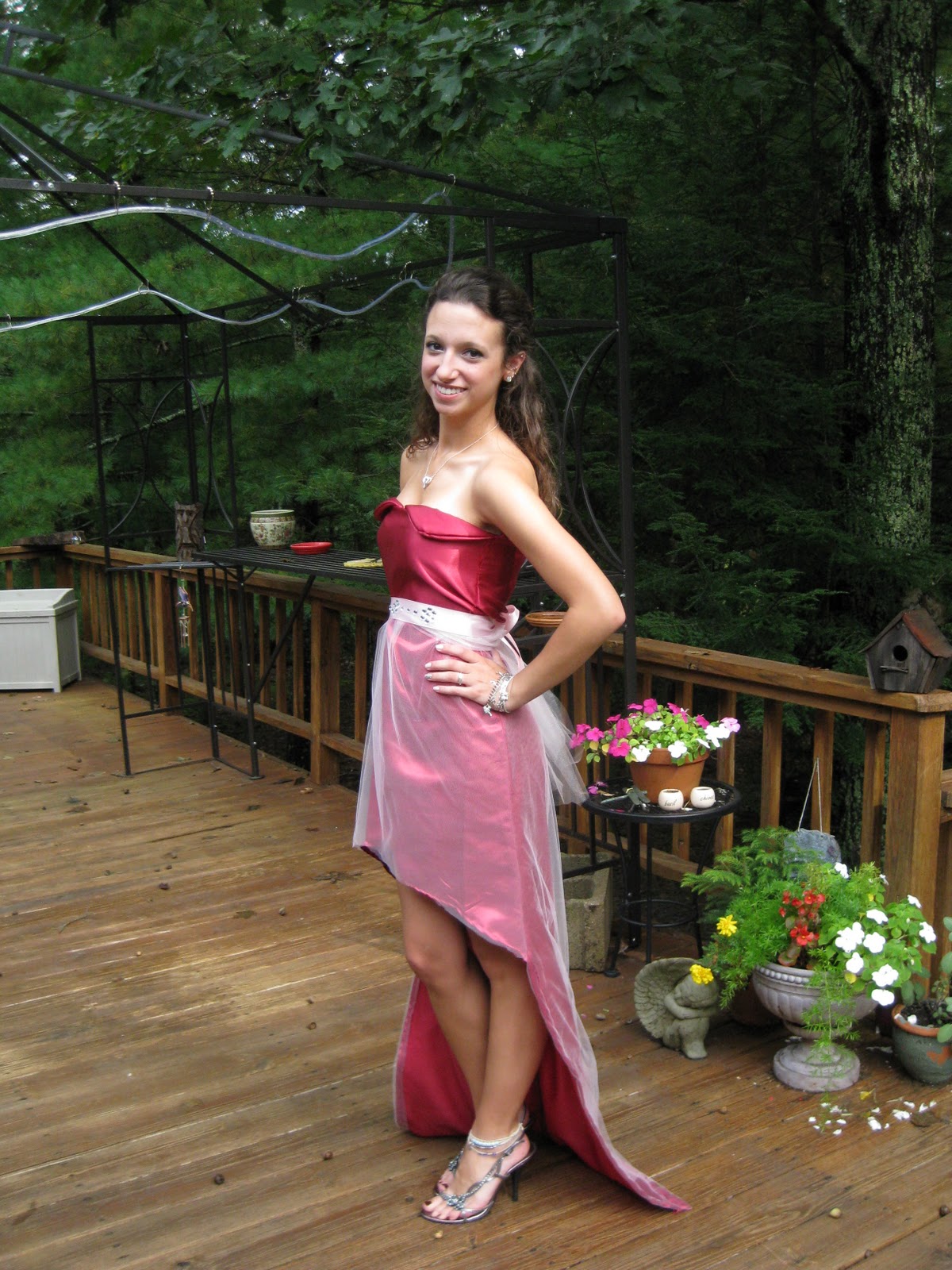 Ashley Elaine: Homemade Homecoming dress.