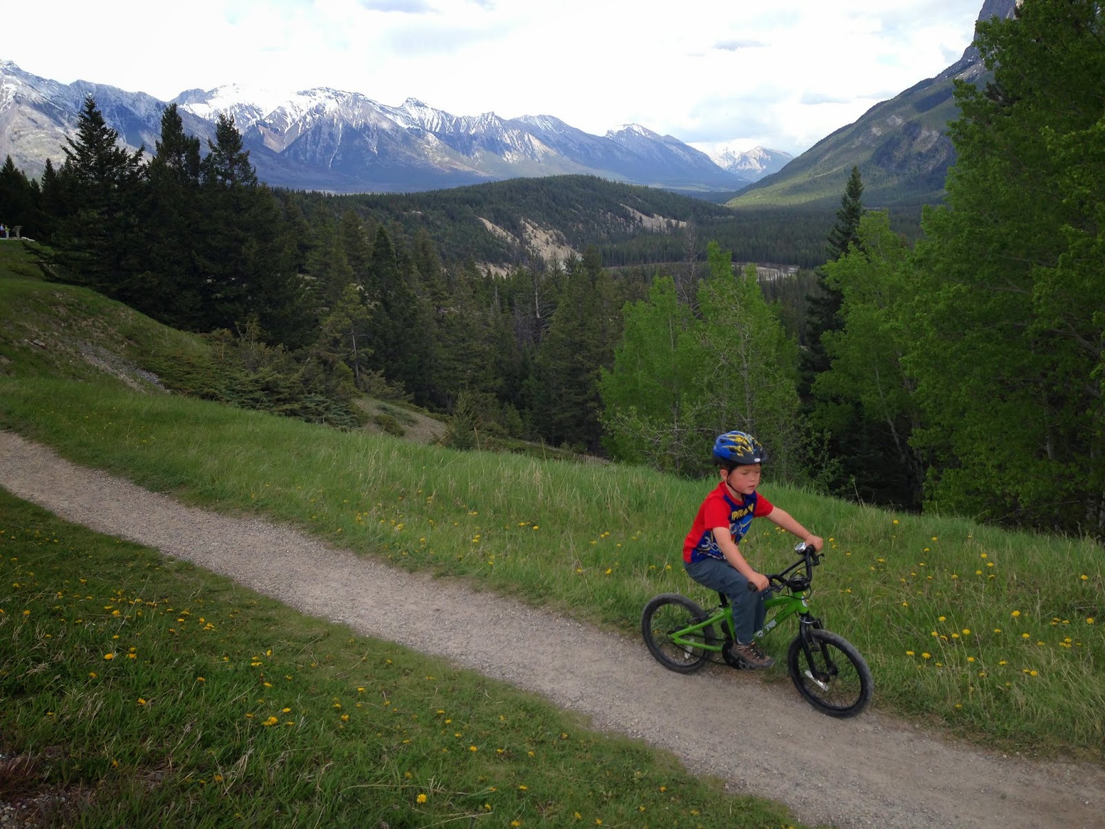 Family Adventures in the Canadian Rockies: Mountain Biking the Tunnel ...