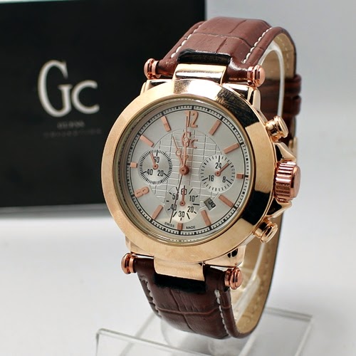 Jam Tangan Guess Collection 8267 Cokelat | Kw Super | Jual Jam Tangan ...