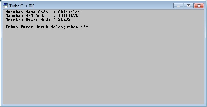 Program Biodata C++ | Mr.Dark Wizard