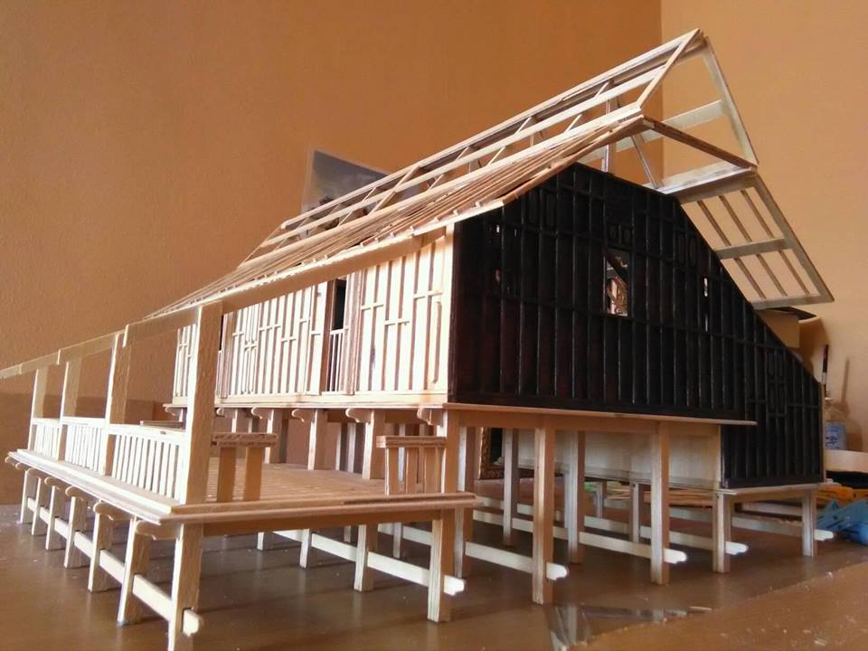 Tiang Seri: Model / Miniature Rumah Tradisional Terengganu (Rumah ...