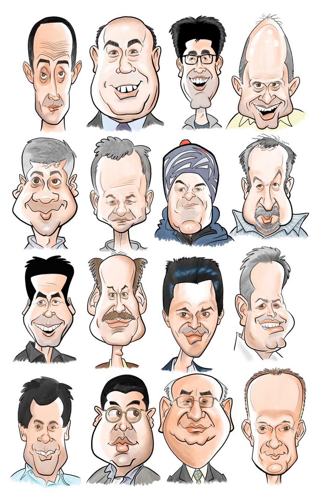 Chris Berg's Caricature Blog: High School Reunion Caricatures