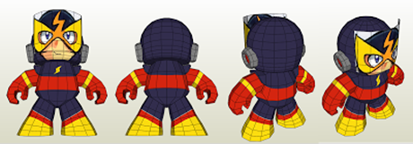 Mega Man : Elec Man Papercraft | Paperized Crafts