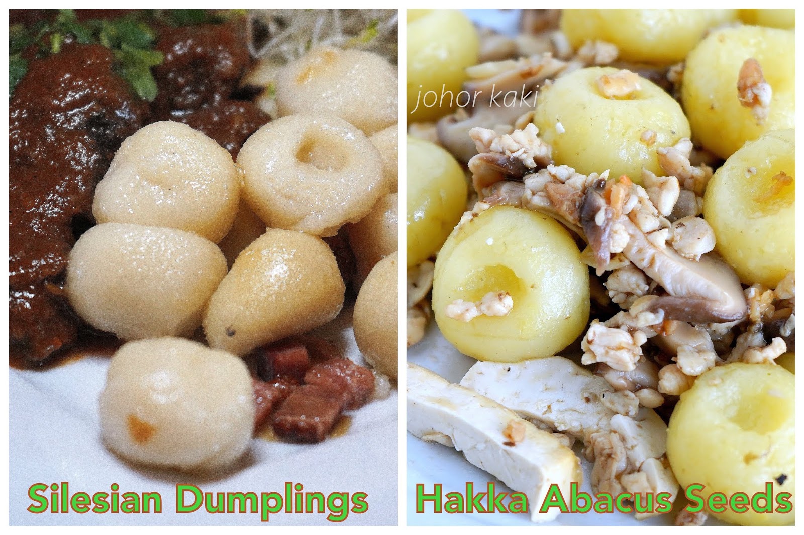 Silesian Dumplings & Hakka Abacus Seeds Recipe · East - West Reunion ...