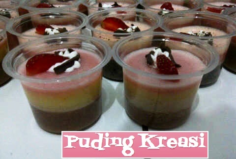 Aneka Jenis Puding Cup