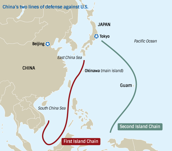SNAFU!: China lands on their manmade island. The first island chain is ...