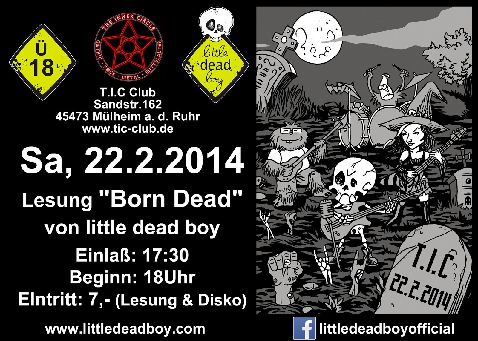 Marc Matthi Estefan: Lesung von little dead boy am 22.02.2014 in ...
