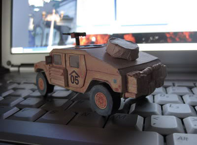 Humvee Papercraft Model - PAPEROX FREE PAPERCRAFT