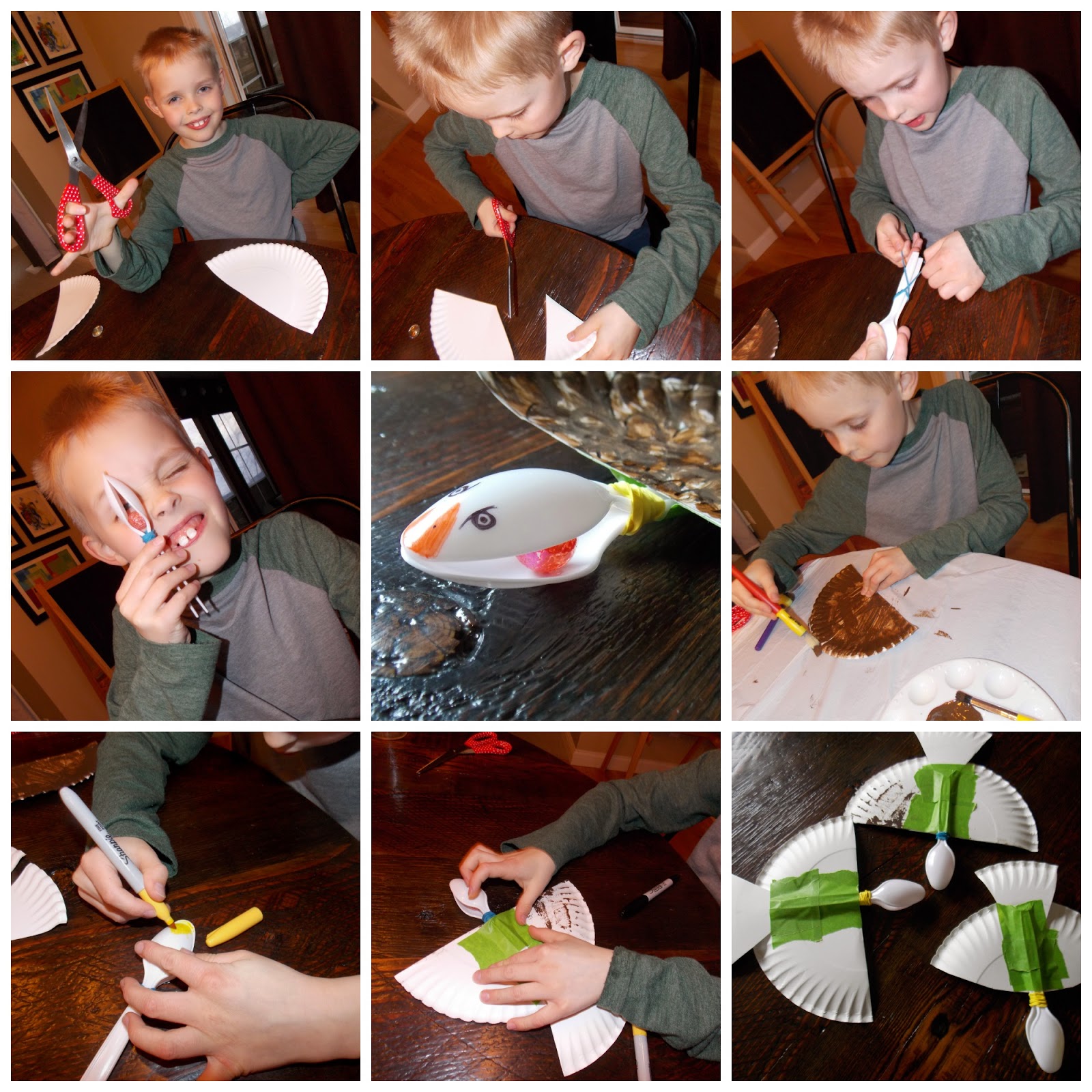 Relentlessly Fun, Deceptively Educational: Paper Plate Flying Eagle