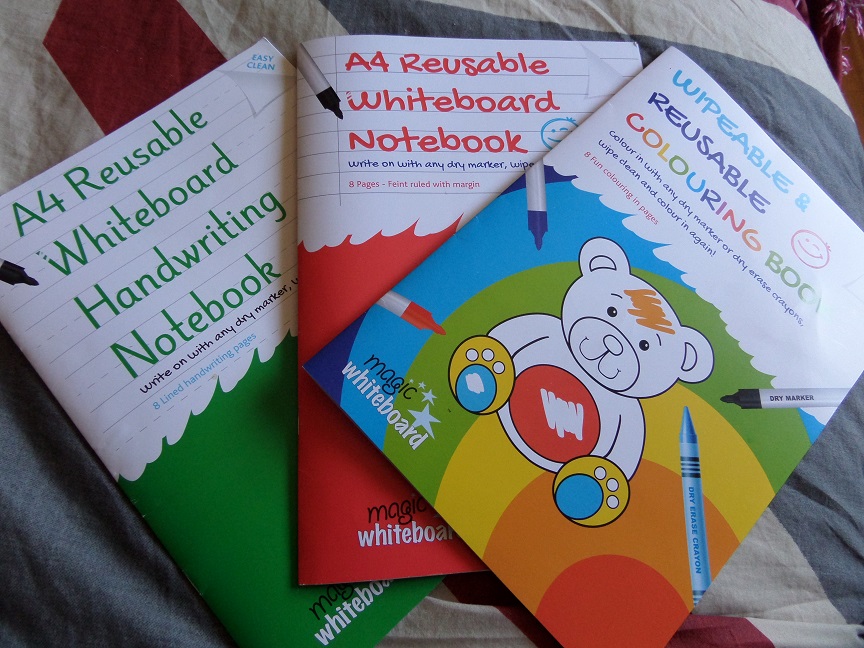 Madhouse Family Reviews: Magic Whiteboard Reusable Whiteboard Books review
