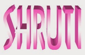 3D Name Logos: Shruti 3D Name Logo