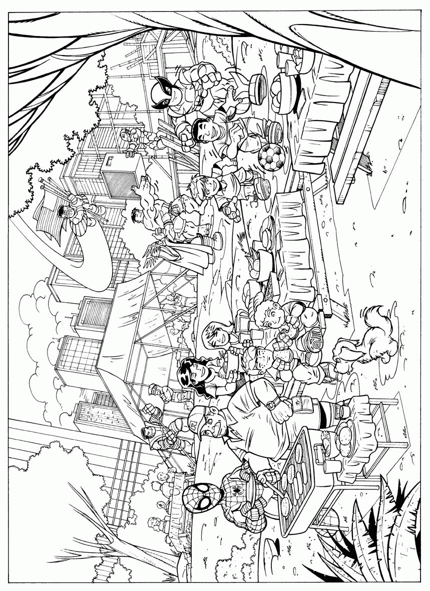 Printable Best Superhero Squad Coloring Pages- Download and Print Now ...