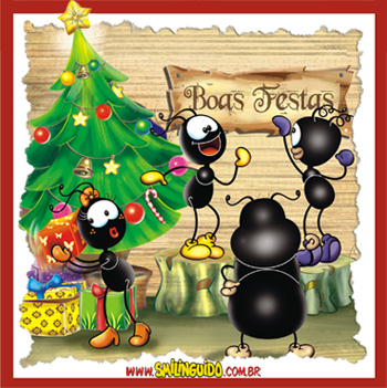 Cantinho Sandrinha S. S.: Cartões de Natal, Smilinguido