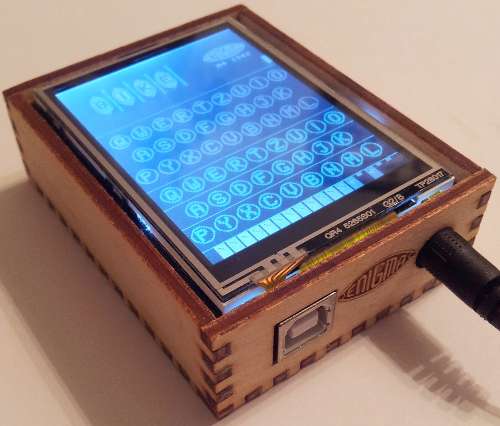 Arduino Enigma Machine Simulator : 2015