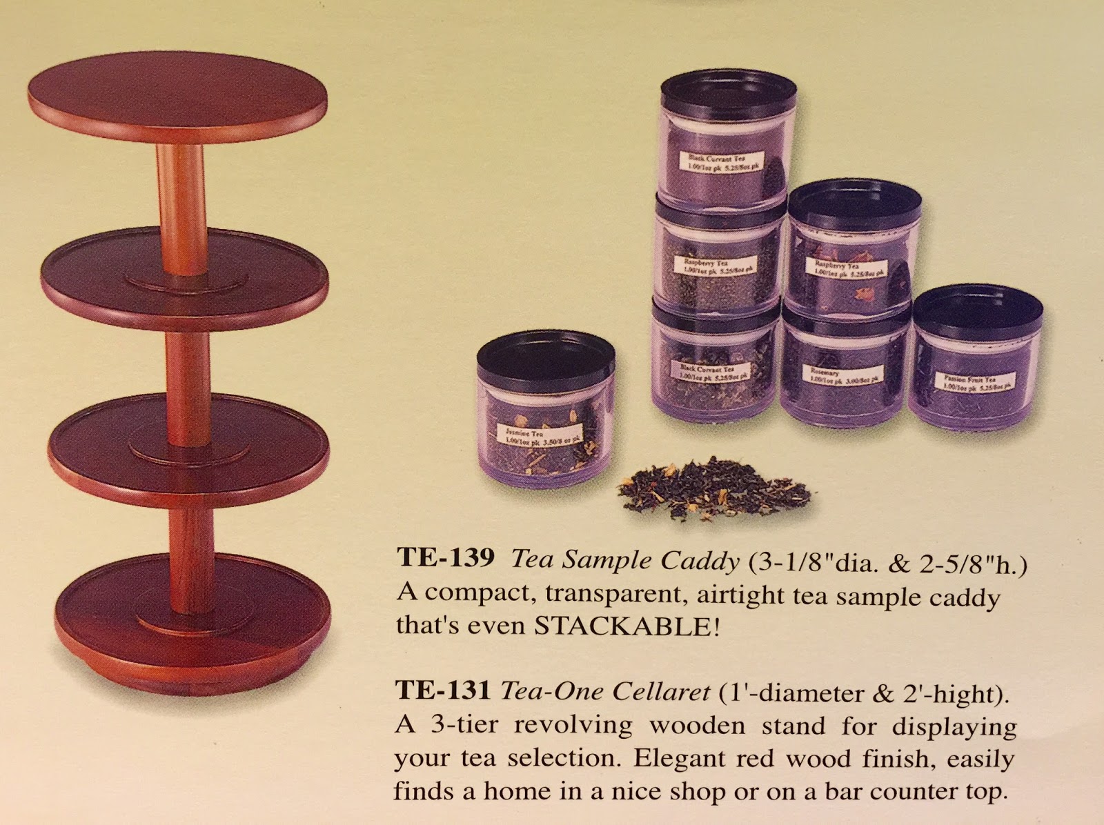 JT & Tea - Catalog: Tea Display