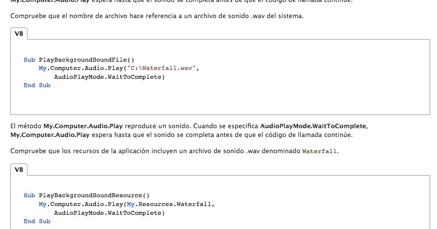 Audio y video en Visual Basic