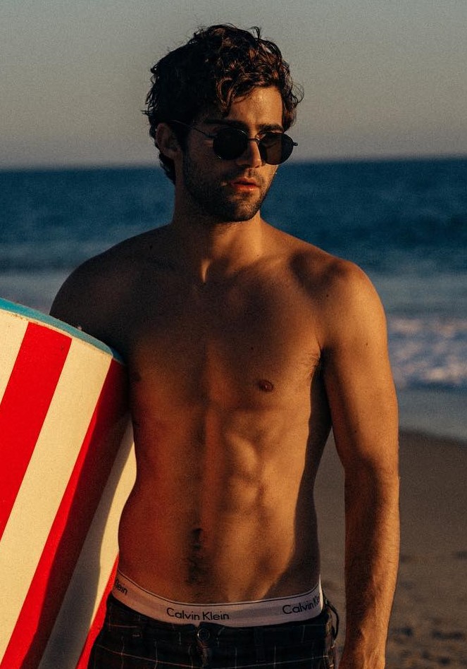 Alexis_Superfan's Shirtless Male Celebs: Max Ehrich shirtless Social ...